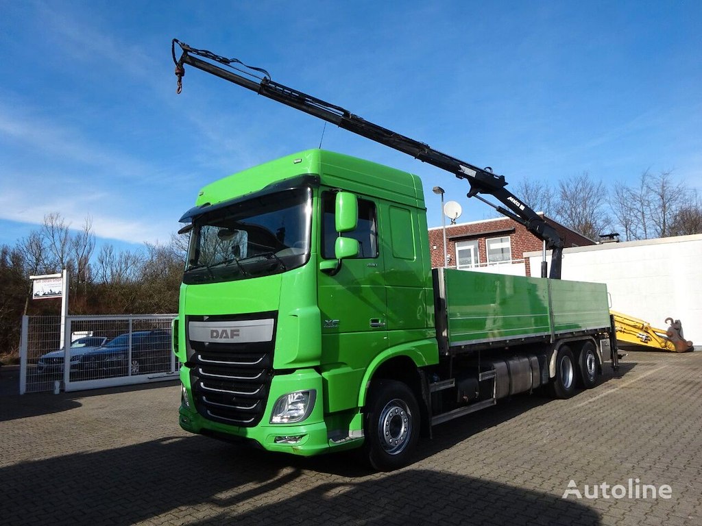 DAF XF 440 Pritsche + MKG HLK141 A3 6x2 kamion s ravnom platformom