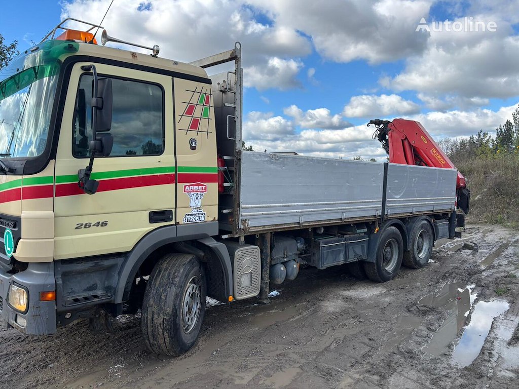 Mercedes-Benz actros 2646 kamion s ravnom platformom