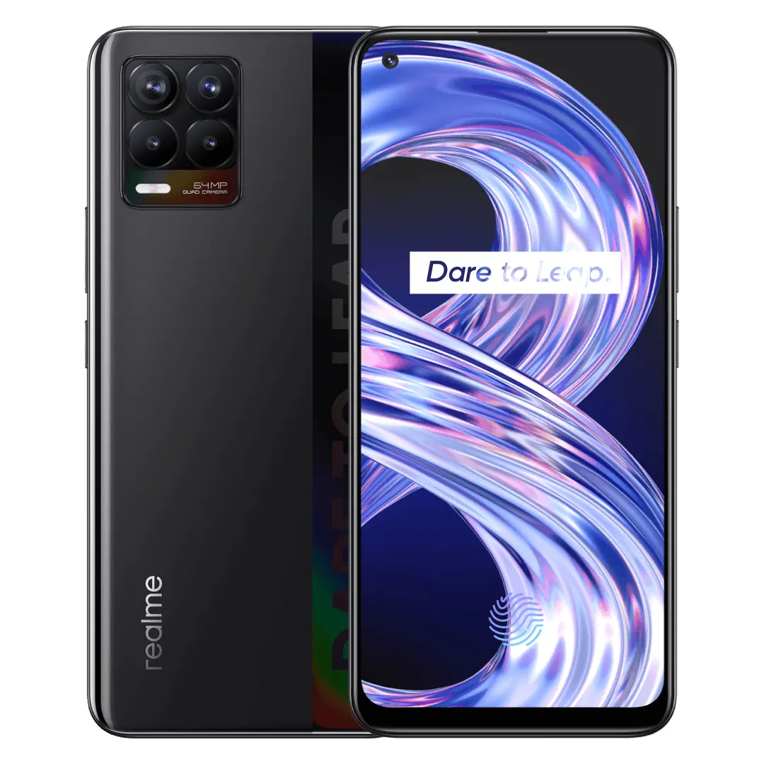 realme 8 16,3 cm (6.4") Android 11 4G USB tipa C 4 GB 64 GB 5000 mAh Crno