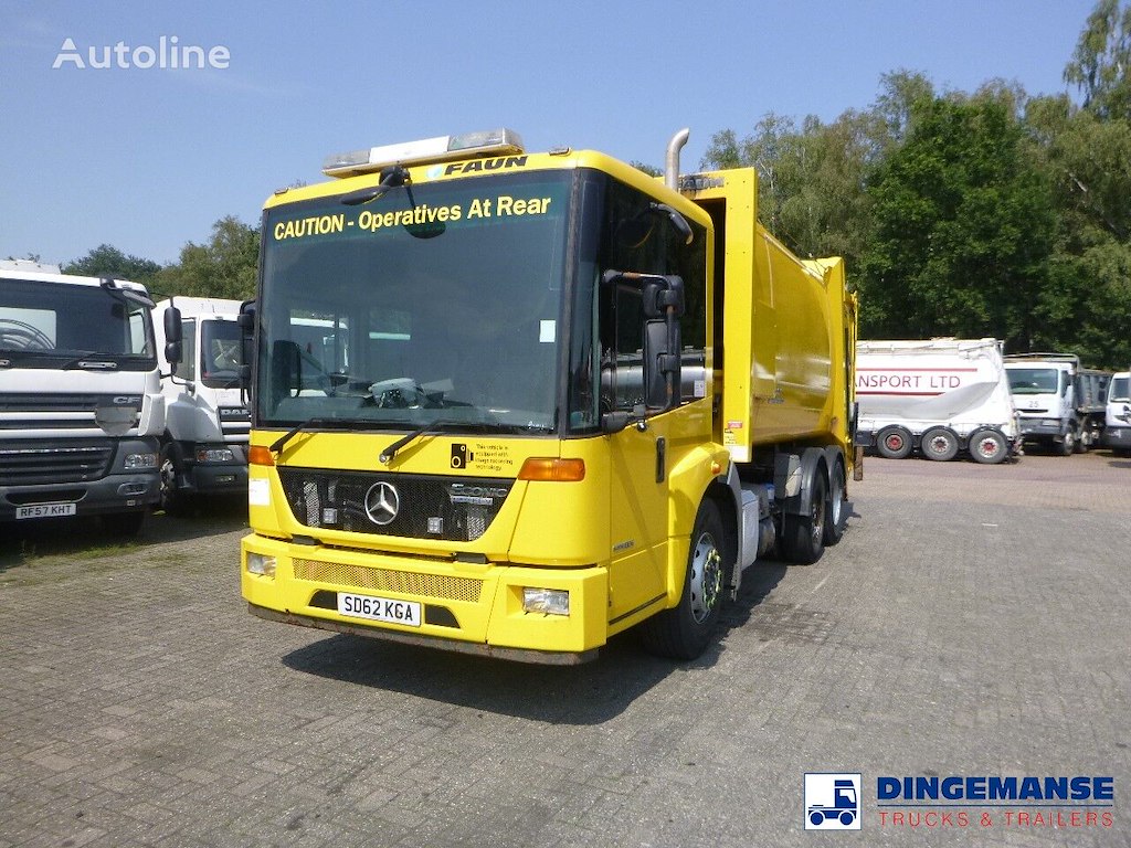 Mercedes-Benz Econic 2633 6x4 RHD Euro 5 EEV Faun Variopress refuse truck kamion za smeće