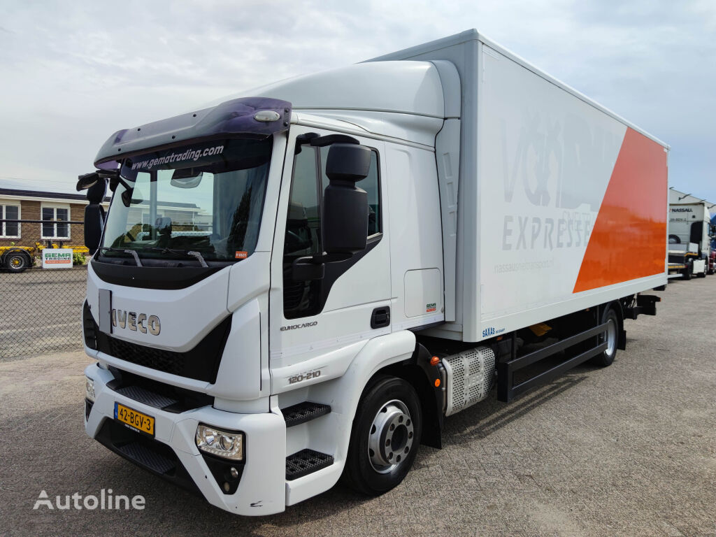 IVECO EUROCARGO 120-210 4x2 Sleeper Euro6 - GeslotenBakw 7.25m + Laadk kamion furgon