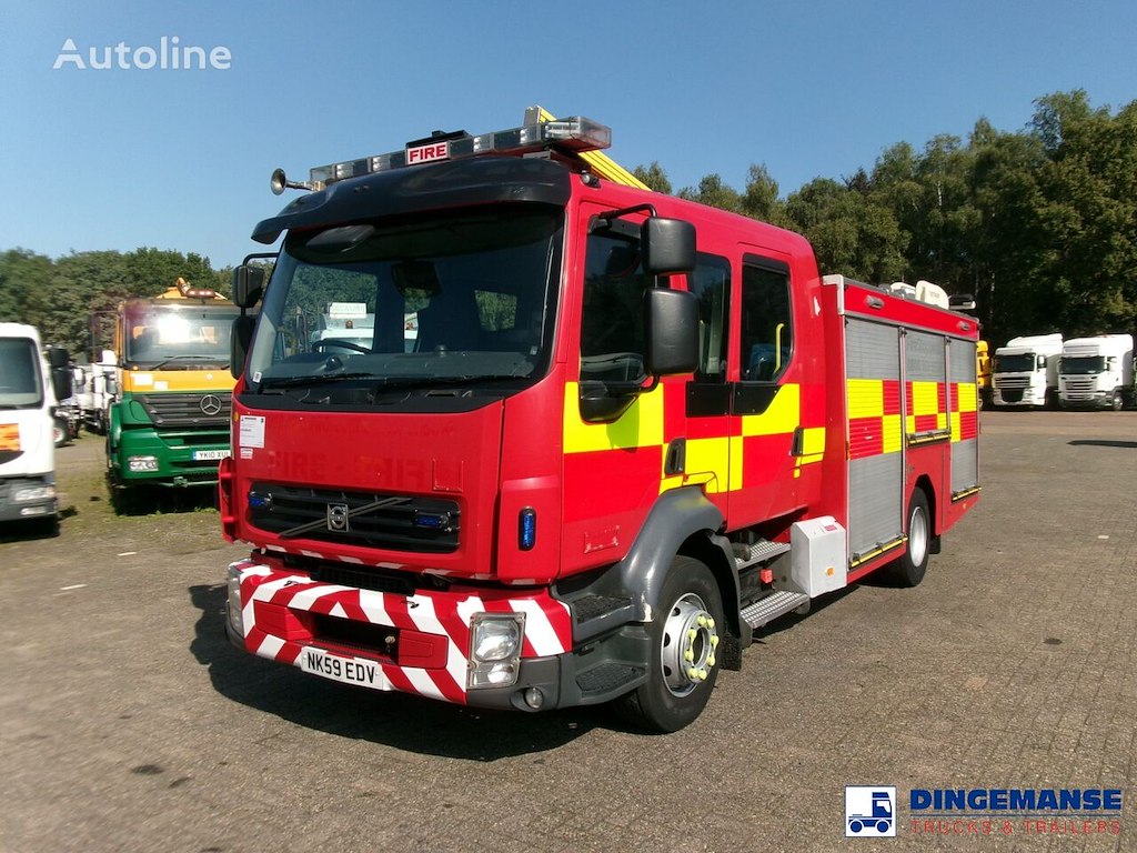 Volvo FL280 4X2 RHD crewcab fire engine + pump & watertank vatrogasno vozilo