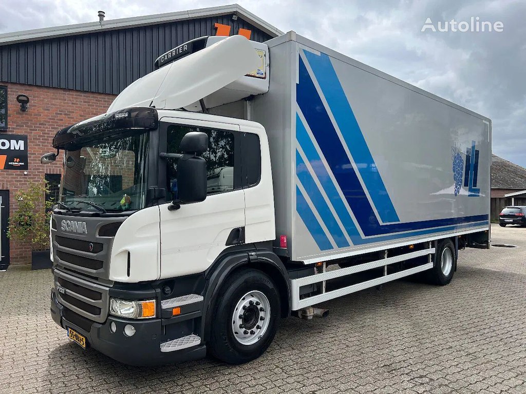 Scania P230 7.8M Carrier LBW Ladebordwand Blumenbreit 250B 265H APK 12/ kamion hladnjača