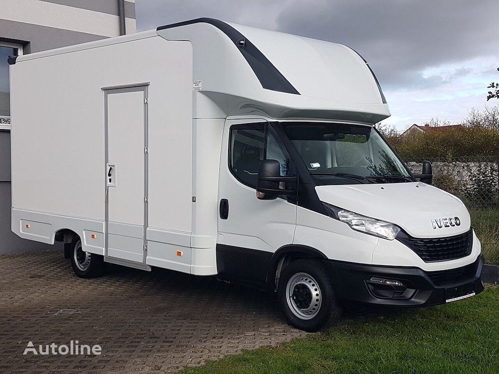 IVECO DAILY KONTENER NISKOPODŁOGOWY 4,43x2,23x2,42 KAMPER KLIMA SKLEP kuća na točkovima