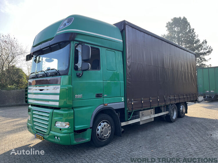 Prodaje se Burg DAF XF105 FAR SuperSpacecab 410 6X2S/R | 6x2 | Curtainside Volum kamion sa kliznom ceradom na aukciji