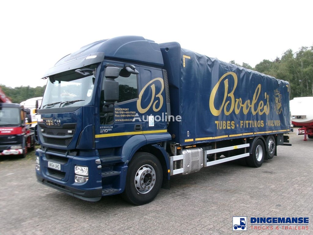 IVECO Stralis 310 6x2 Euro 6 RHD curtain sider kamion sa klizna zavesa cerada