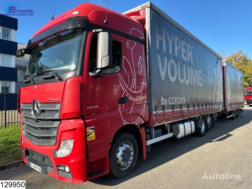 Mercedes-Benz Actros 2548 6x2, EURO 6, Combi, 116 m3 kamion sa klizna zavesa cerada