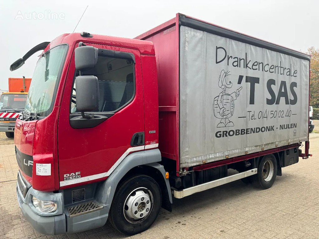 DAF LF 45 **84000Km-EEV-BELGIAN TRUCK** kamion sa klizna zavesa cerada