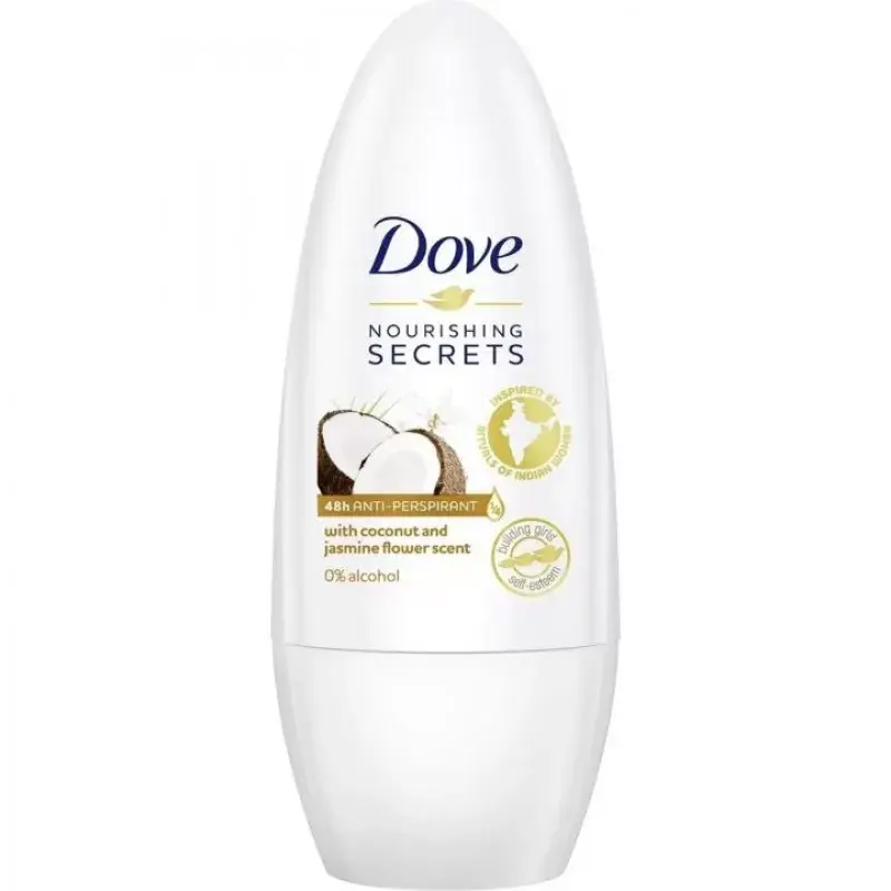 Dove Ženski dezodorans Roll On Restoring Ritual Coconut and Jasmine, 50ml