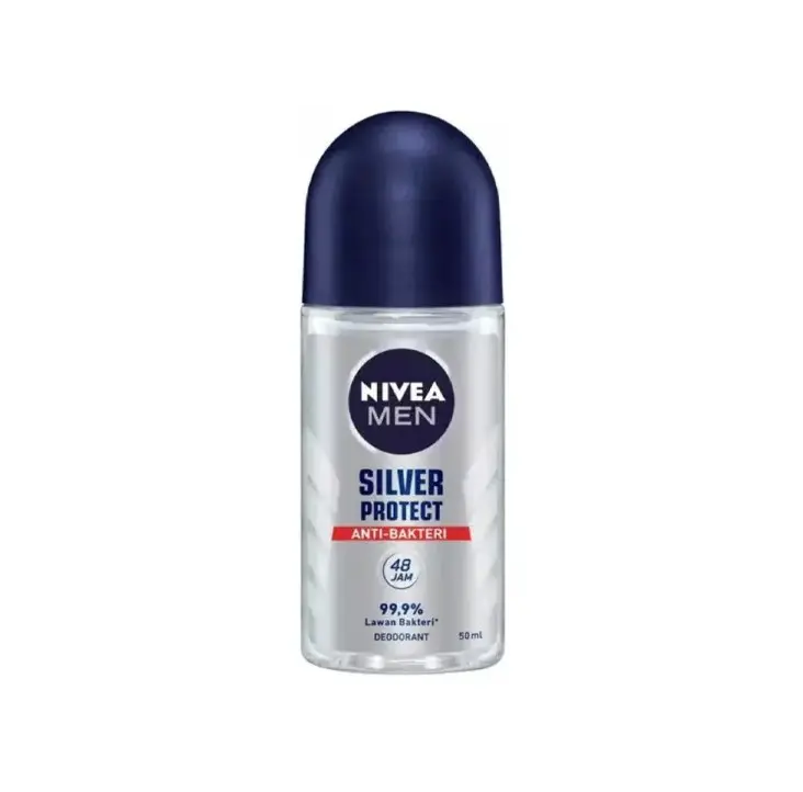 NIVEA Muški dezodorans Roll On Silver Protect, 50ml