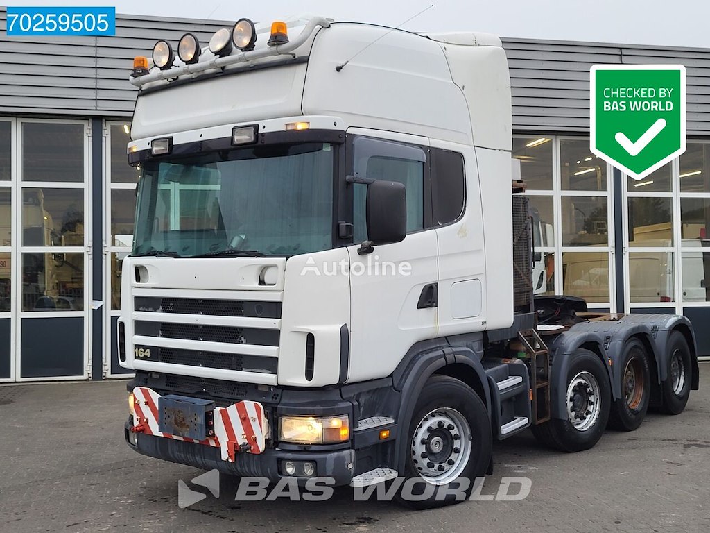 Scania R164 8X4 250T Manual Retarder PTO 2x Tanks PDE Big-Axle Lift-len tegljač