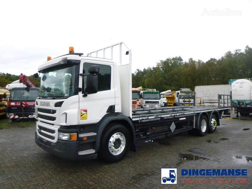 Scania P 360 6x2 platform + taillift + ADR kamion platforma