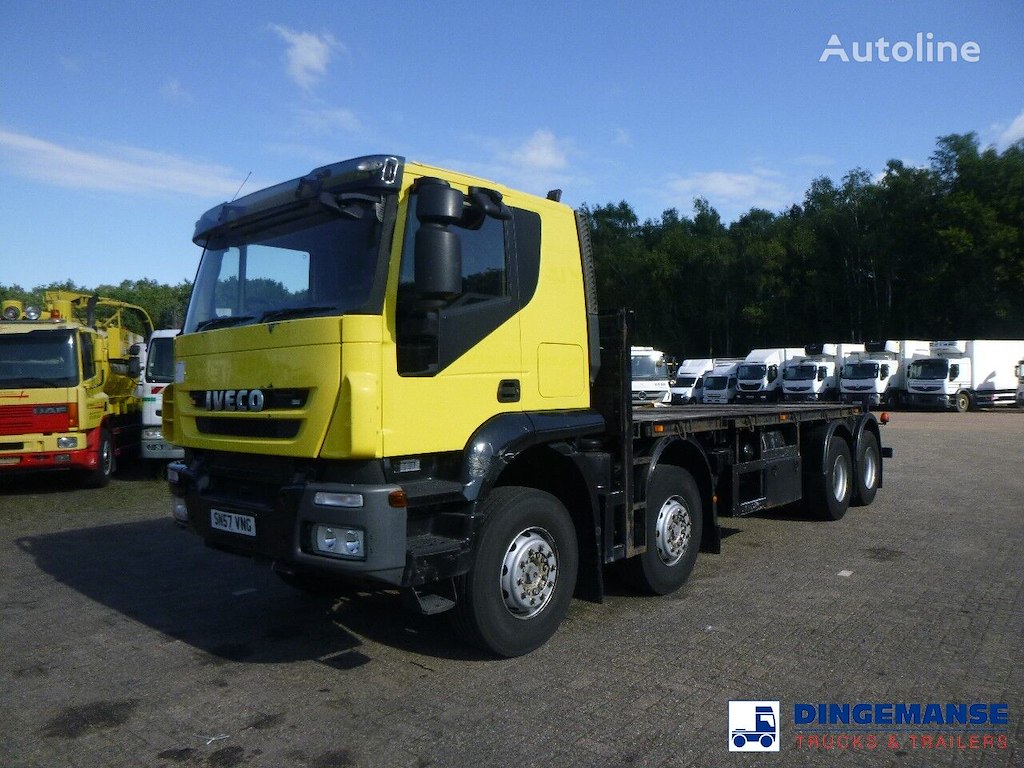 IVECO AT340T45/P 8x4 RHD platform kamion platforma