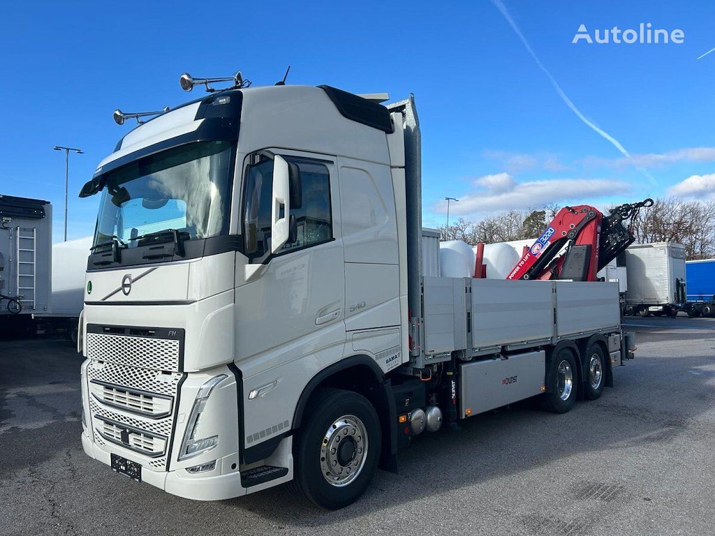 Novi Volvo FH 540 6x4/4, HMF 3220K-RCS kamion s ravnom platformom