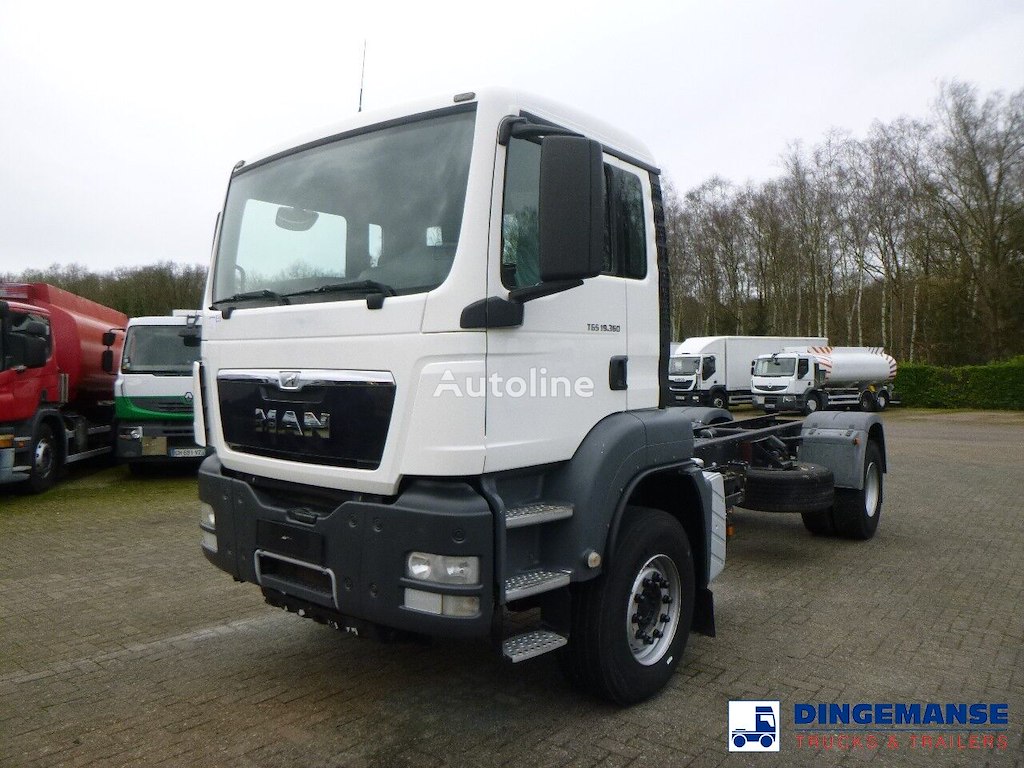 MAN TGS 19.360 4X2 BBS manual Euro 2 chassis + PTO kamion šasija