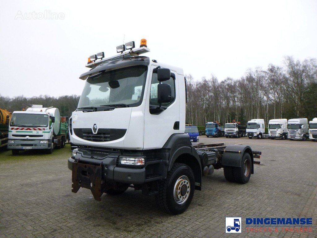 Renault Kerax 380 DXI 4x4 Euro 5 chassis + PTO kamion šasija