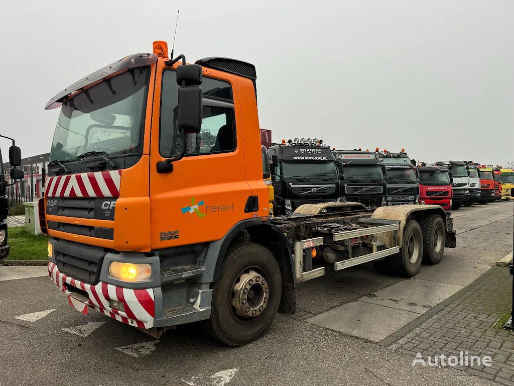 DAF CF 75.310 6X4 MANUAL GEAR EURO 3 FULL STEEL kamion šasija