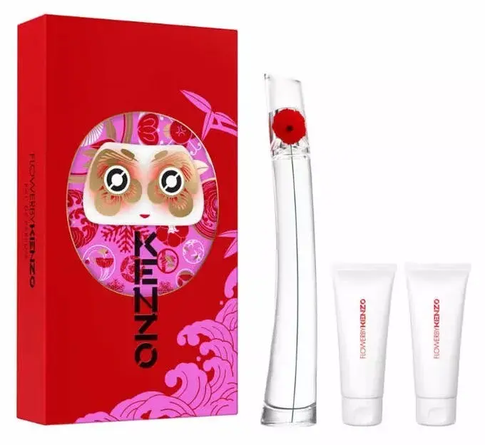 KENZO Ženski poklon set Flower (EDP 100ml+ Losion za telo 75ml+ Gel za telo 75ml)