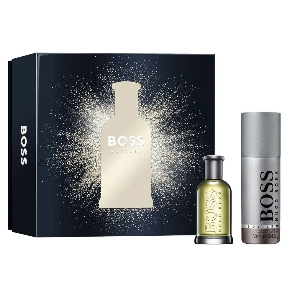 HUGO BOSS Muški poklon set Bottled (EDT 50ml + Dezodorans 150ml)