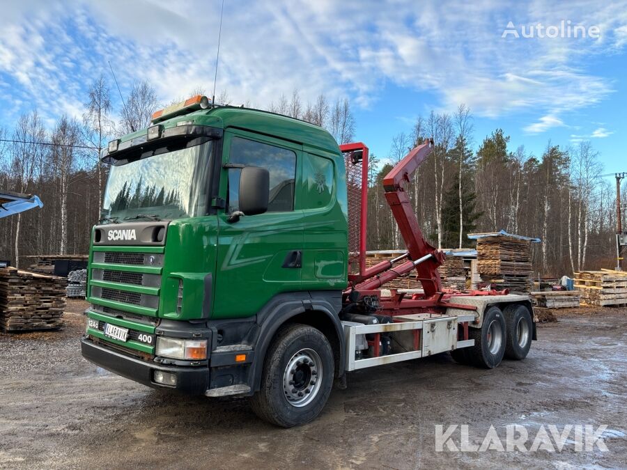 Prodaje se Scania 124G rol kiper sa kukom na aukciji