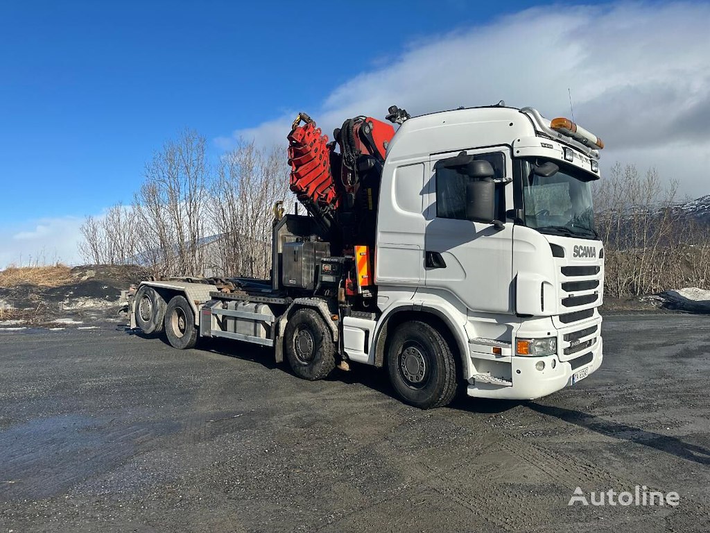 Prodaje se Scania R-serie rol kiper sa kukom na aukciji