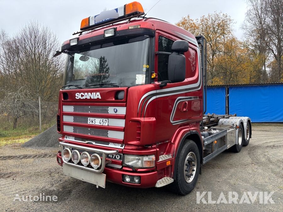 Prodaje se Scania 124G rol kiper sa kukom na aukciji