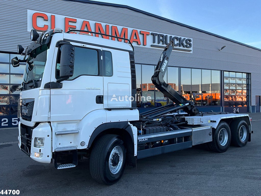 MAN TGS 26.500 6x6H Euro 6 Joab 24 Ton haakarmsysteem kamion rol kiper