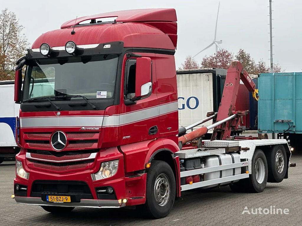 Mercedes-Benz Actros 2751 6x2 HYVA 22T Haakarm Euro 6 kamion rol kiper