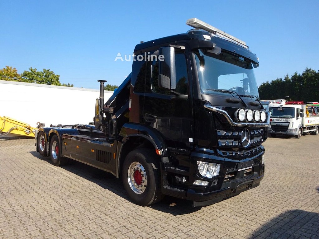 Mercedes-Benz 2540 Actros Abroller + PK 19001 Kran 6x2 kamion rol kiper