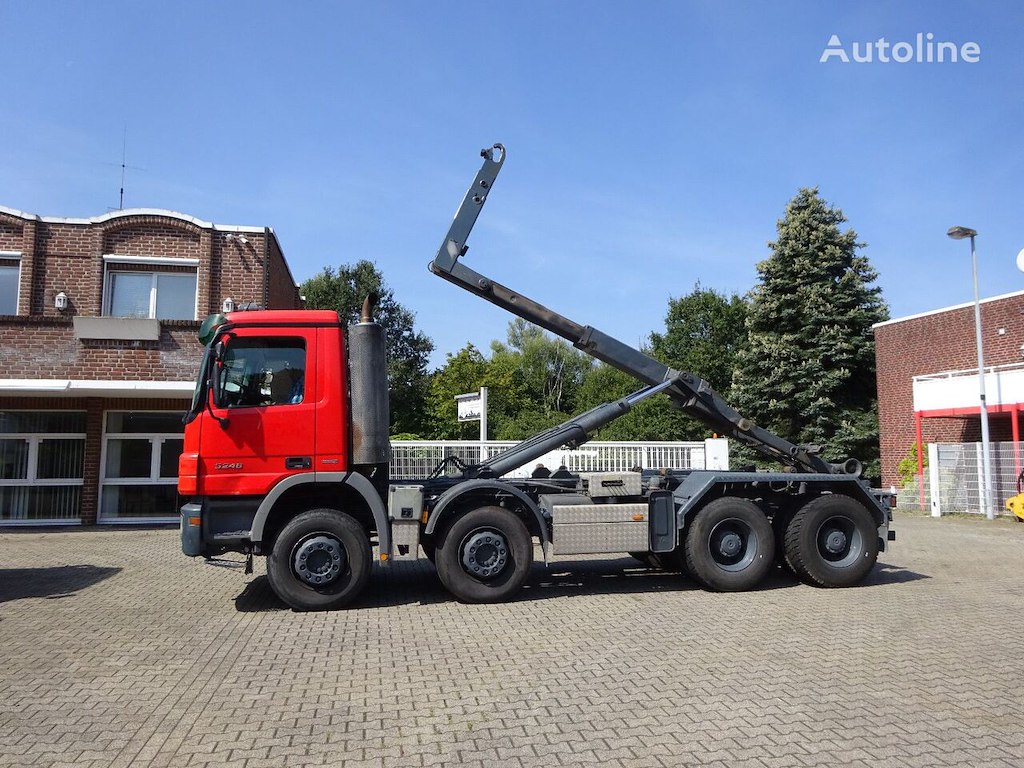 Mercedes-Benz 3246 Actros Abroller K45 8x4 Knickhacken kamion rol kiper