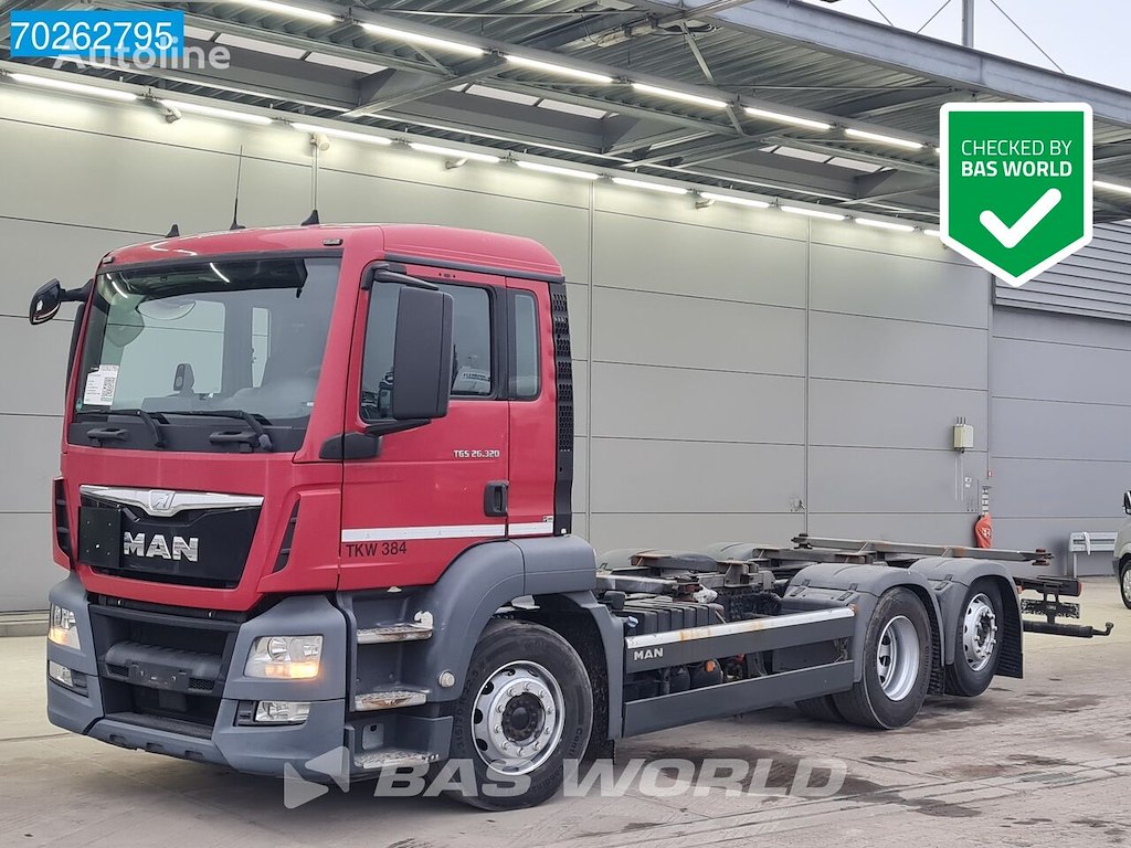 MAN TGS 26.320 6X2 ADR Lift+Lenkachse Euro 6 vozilo za prevoz kontejnera