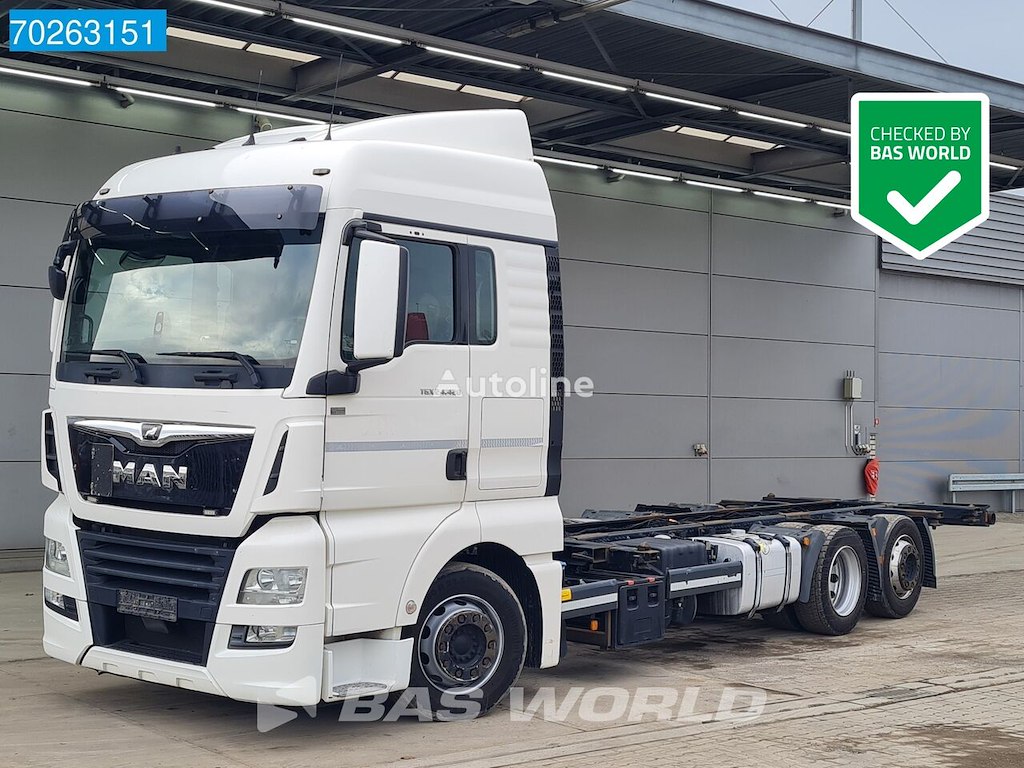 MAN TGX 24.420 6X2 Full Service 04-11! Retarder XLX 2x Tanks vozilo za prevoz kontejnera