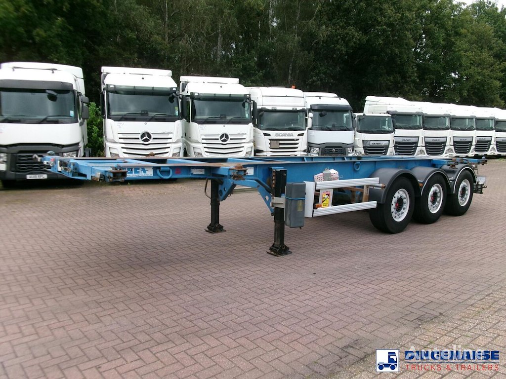 Asca 3-axle container trailer 20-30 ft + ADR vozilo za prevoz kontejnera