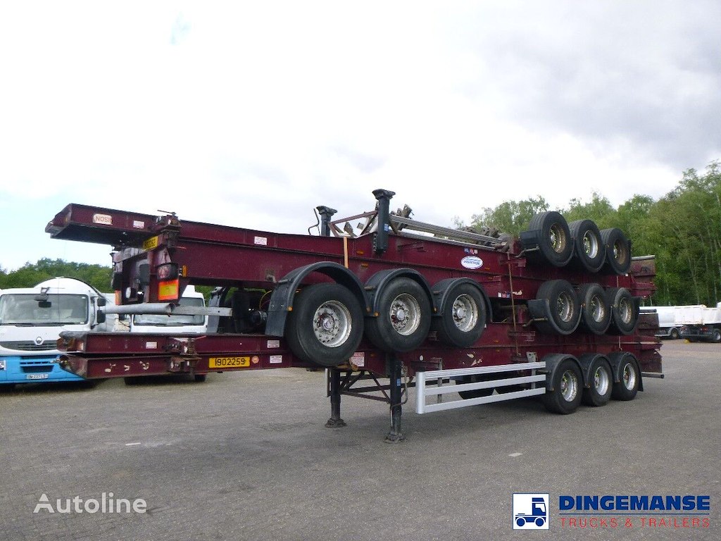 Dennison Stack - 4 x container trailer 40 ft vozilo za prevoz kontejnera