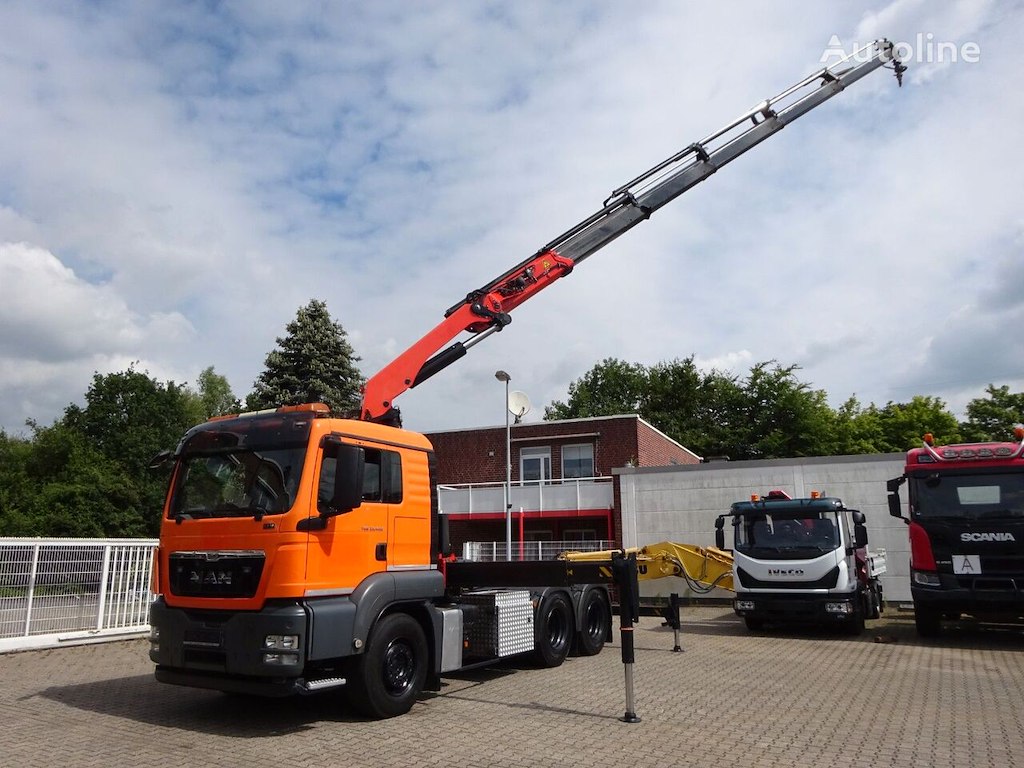 MAN 33.480 TGS SZM + PK 34002 Kran 6x4 tegljač