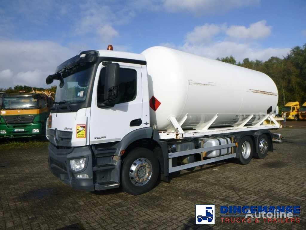 Mercedes-Benz Antos 2635 6x2 gas tank 28 m3 autocisterna