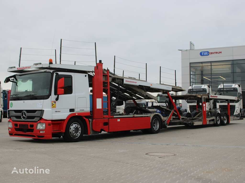 Mercedes-Benz Actros 1844, EURO 5EEV, RETARDER + KÄSSBOHRER METAGO (2006) autotransporter + prikolica autotransportera