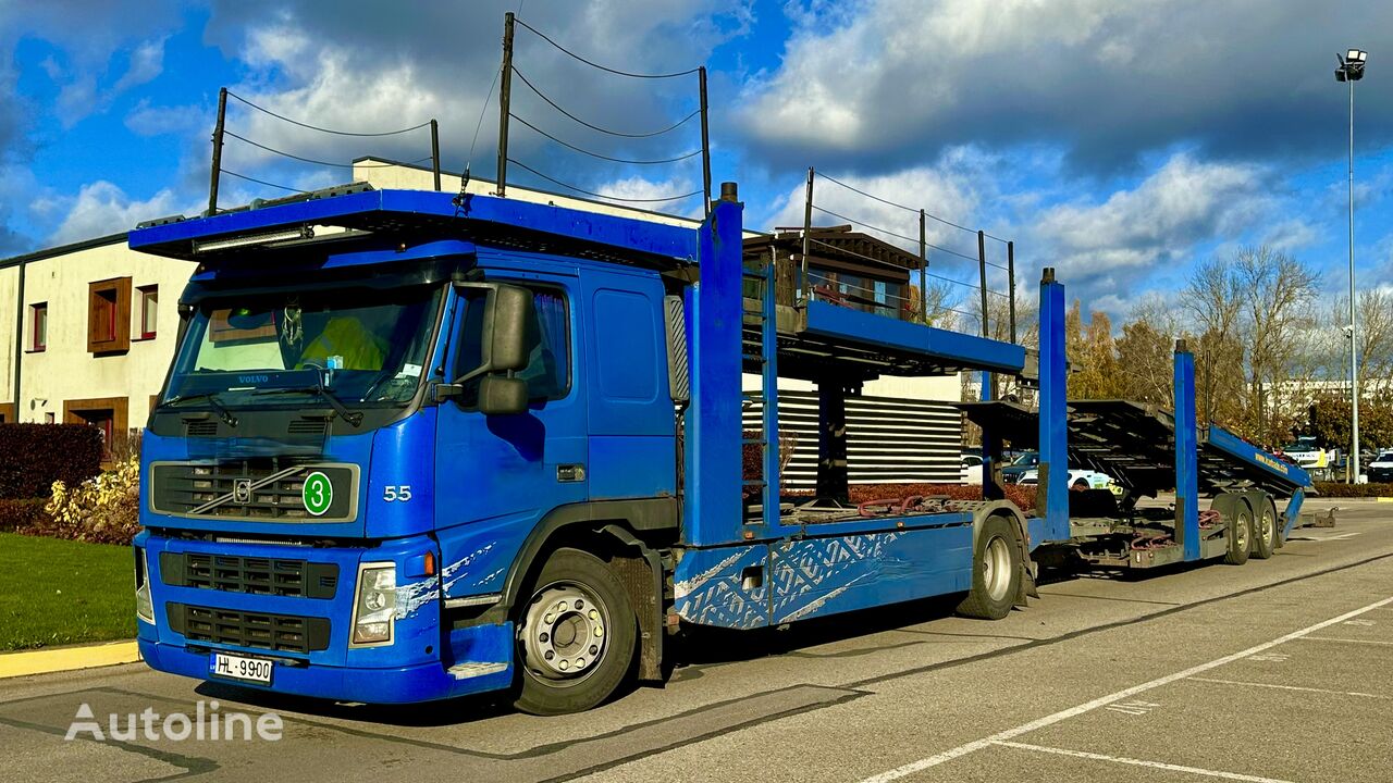 Volvo FM 400 autotransporter + prikolica autotransportera