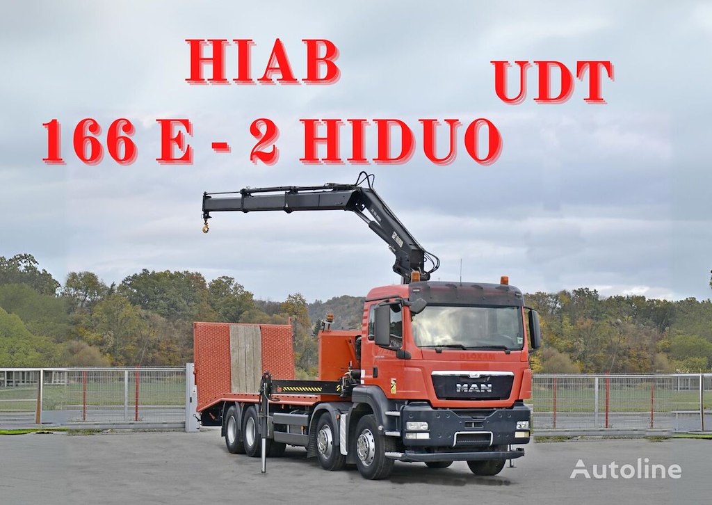 MAN TGS 35.360* HIAB 166 E-2 HIDUO * FUNK * TOP autotransporter