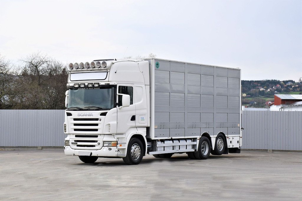 Scania R 500 TIERTRANSPORTWAGEN 7,10m / 4STOCK kamion za prevoz konja