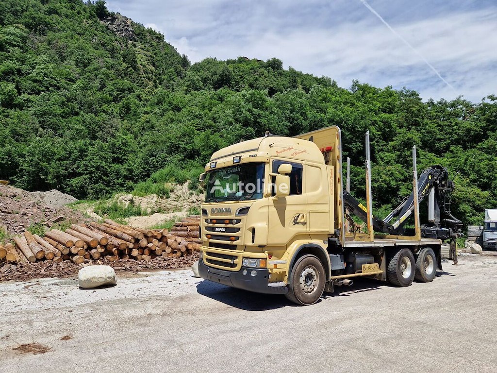 Scania 500 kamion za prevoz drva