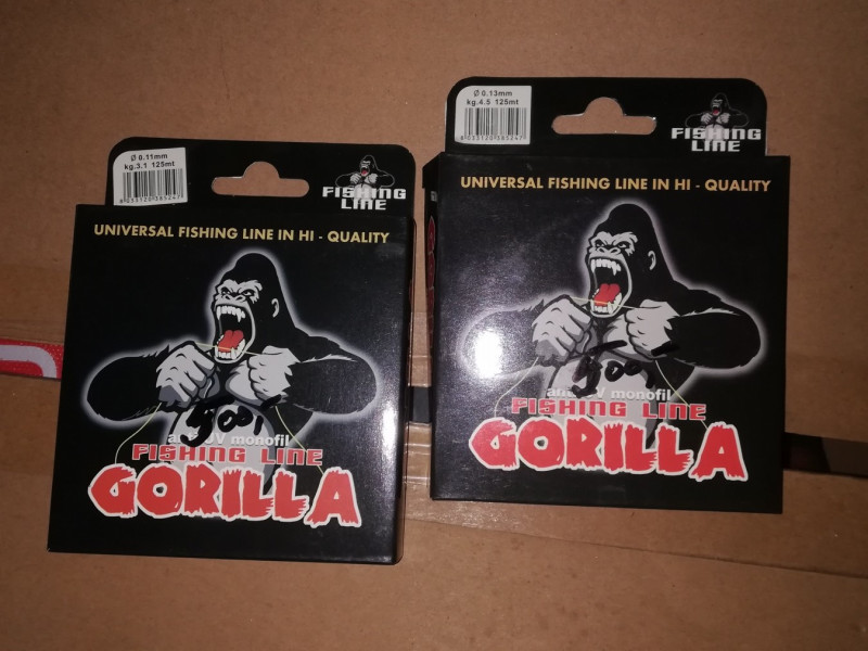 Struna - GORILLA Fishing Line - 0.11 i 013 / 125m.