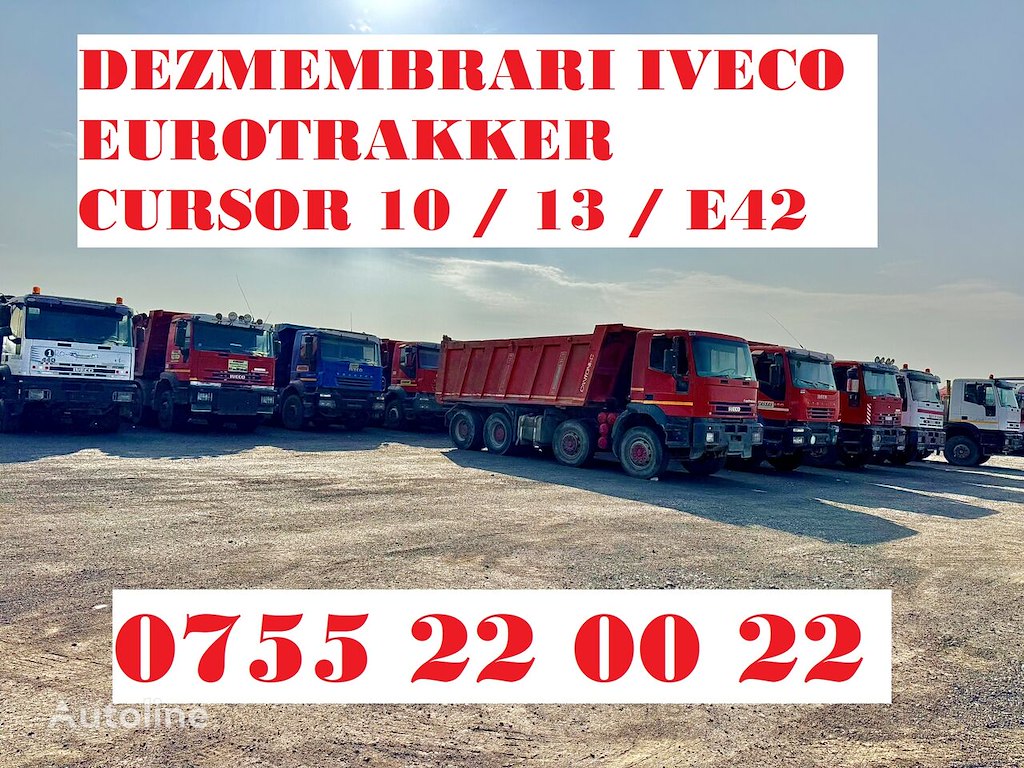 Piese de Dezmembrări IVECO – Stralis, Trakker, Eurotrakker, Cursor 10 și 13 E42 IVECO za kamiona