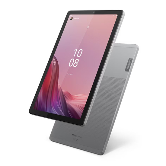 Tablet Lenovo TAB M9 TB310FU ZAC30004RS, 9'', WiFi, Helio G80 8-Core, Mali-G52, 4 GB RAM, 64 GB, 8/2 MP