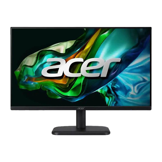 Monitor Acer EK241YHBI, 23.8'', 1920 x 1080, LED, VA, Anti-glare, 100 Hz, 5 ms, HDMI x1, VGA x1