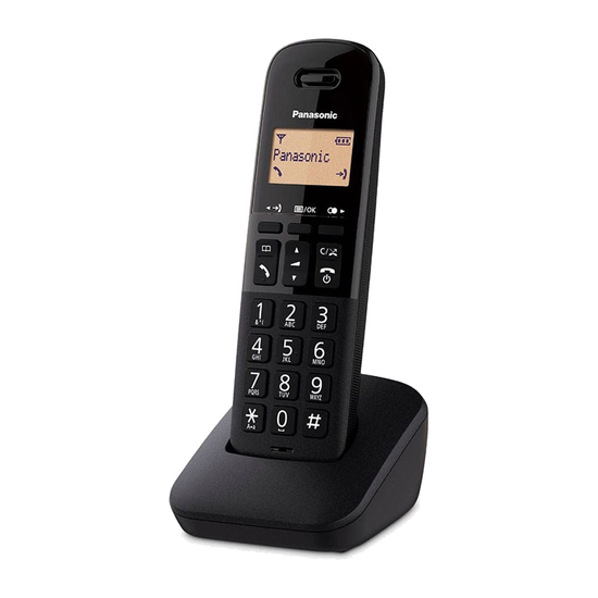 Fiksni telefon Panasonic KX-TGB610FXB, Bežični