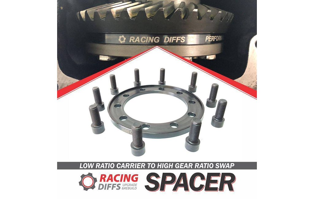 BMW DIFFERENTIAL CROWN RING SPACER FOR LOW TO HIGH GEAR RATIO SWAP