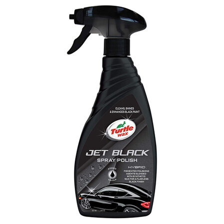 Turtle Wax Jet Black - hibridni vosak + uklanjanje ogrebotina na crnoj boji