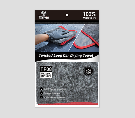 Tonyin Twisted loop car drying towel (40x60cm 600gsm)