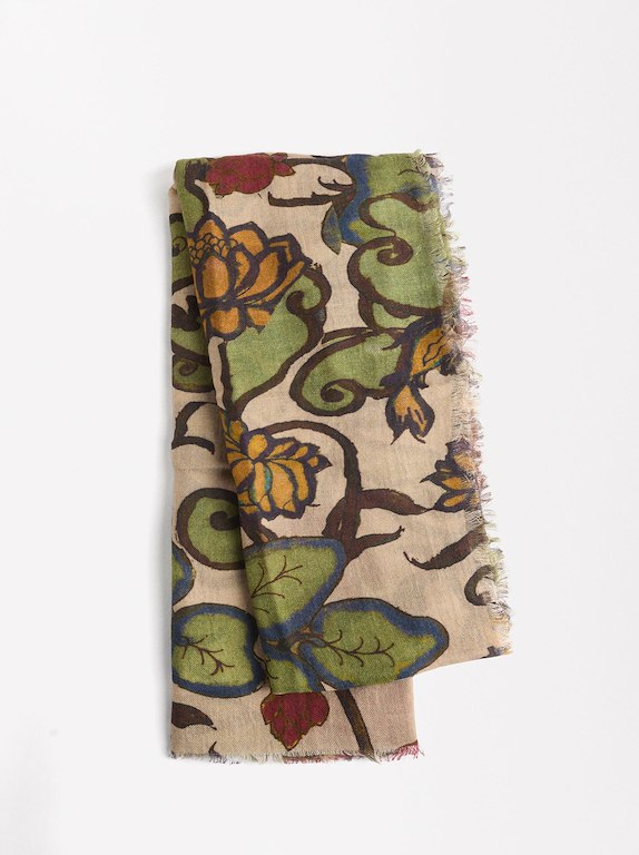 COTTON PRINTED SCARF